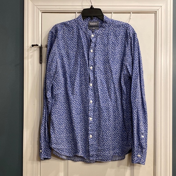 Bonobos | Shirts | Bonobos Linen Floral Long Sleeve Button Down | Poshmark